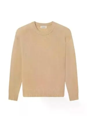 FRAME Crew Neck Drop Shoulder Sweater