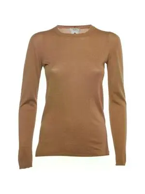 Max Mara Fine-knit Long-sleeve Top - Neutrals