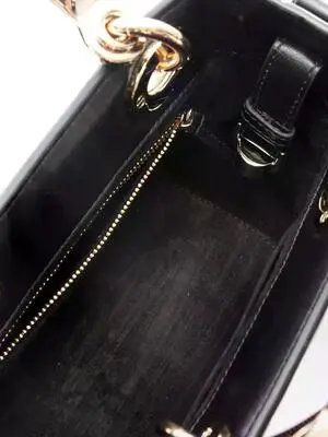 Dior Mini Embossed Calfskin Lady 95.22 Bag Satchel