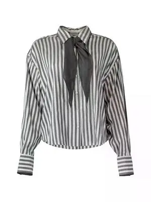 Brunello Cucinelli Wide-stripe Relaxed Shirt