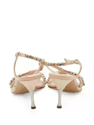 SERGIO ROSSI Crystal-embellished Slingback Sandals