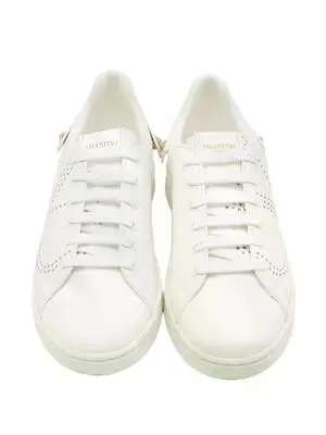 Valentino Garavani Backnet Perforated Leather Sneakers