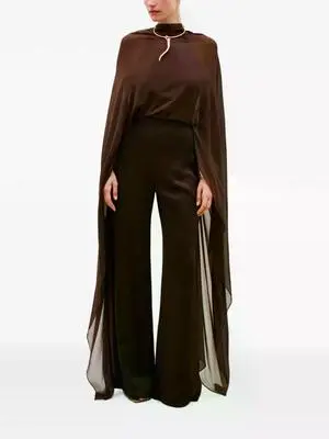 Silvia Tcherassi Ligia Cape-detail Jumpsuit