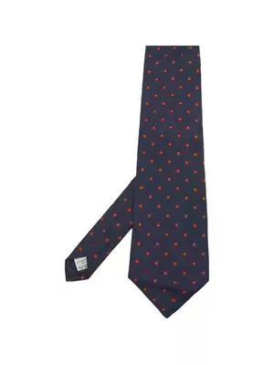 Valentino Garavani Silk Jacquard Neck Tie - Blue