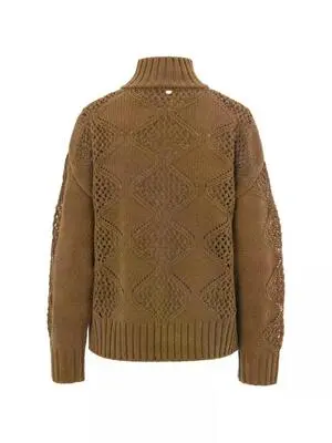 Liu Jo Turtleneck With Pearls And Openwork