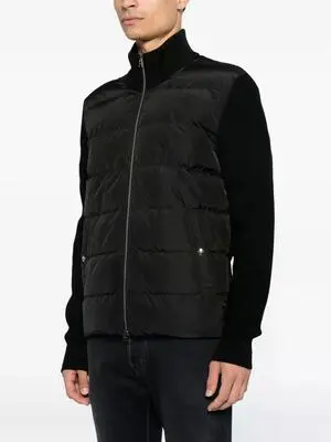 Herno Quilted Knitted Jacket