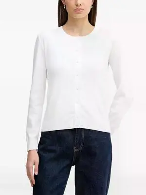 BENETTON Buttoned Cardigan - White