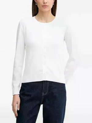 BENETTON Buttoned Cardigan - White