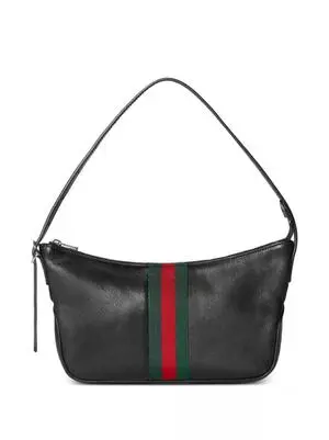 Gucci Web-stripe Calf Leather Messenger Bag