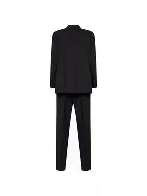 HEVO Peak-lapel Double-breasted Suit - Black