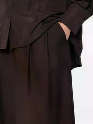 CO.GO Pleated Wide-leg Palazzo Pants