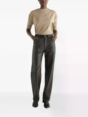 LEMAIRE Short-sleeve Sweater In Fine Merino Wool