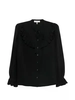 Chloé Chloé Black Ruffled Detail Blouse Black