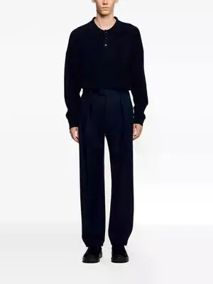 Sandro Pleated Wide-leg Trousers