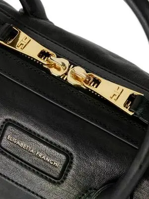 Elisabetta Franchi Small Boston Bag In Nappa Leather