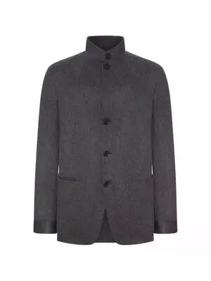 Zegna High-neck Jacket - Grey