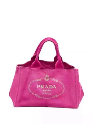 Prada Canapa Tote Bag - Pink