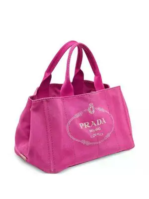 Prada Canapa Tote Bag - Pink