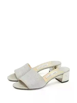 JIMMY CHOO Joni Glitter Sandals