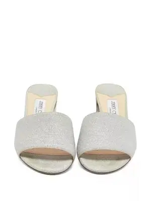 JIMMY CHOO Joni Glitter Sandals