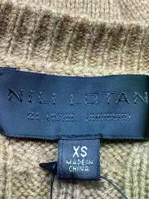 NILI LOTAN Knitted Crew-neck Sweater