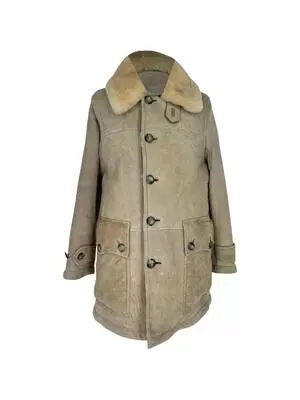 TOM FORD Shearling Button-down Coat