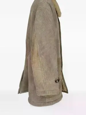 TOM FORD Shearling Button-down Coat