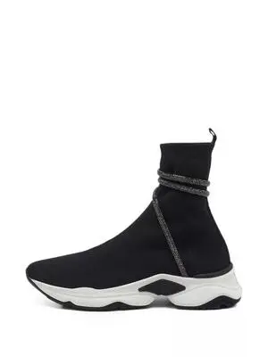 Rene Caovilla Cleo Crystal-embellished Sneakers