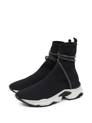 Rene Caovilla Cleo Crystal-embellished Sneakers
