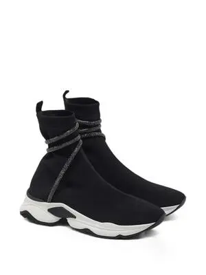 Rene Caovilla Cleo Crystal-embellished Sneakers