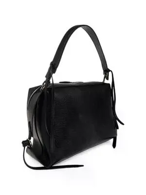 Yuzefi Bento Pebbled Leather Shoulder Bag