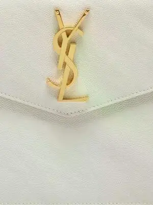 Saint Laurent 2022 Uptown Leather Clutch Bag