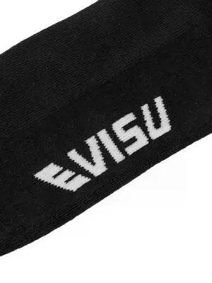 EVISU Seagull-embroidered Logo Socks