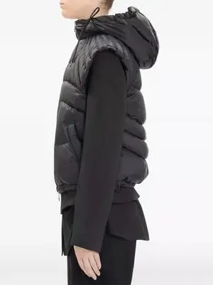 High Fanny Quilted Hooded Gillet