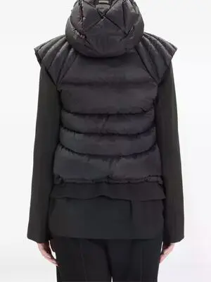 High Fanny Quilted Hooded Gillet