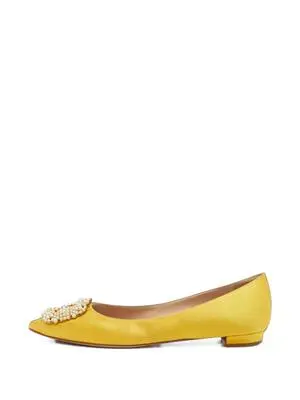 Manolo Blahnik Hangisi Ballet Flats