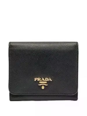 Prada Leather Trifold Wallet