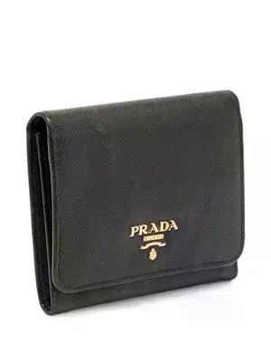 Prada Leather Trifold Wallet