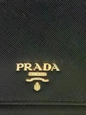 Prada Leather Trifold Wallet