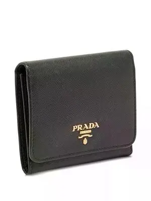 Prada Leather Trifold Wallet