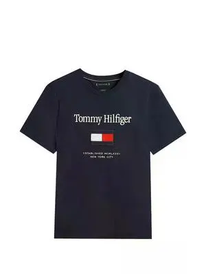 Tommy Hilfiger Logo-embroidered T-shirt