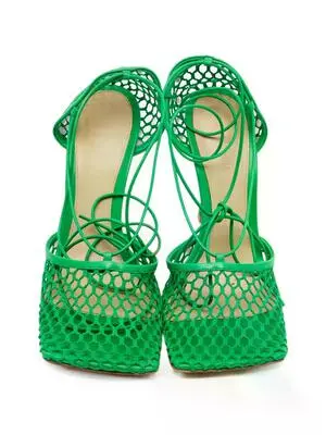 Bottega Veneta Stretch Ankle-tie Pumps