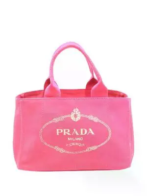 Prada 2013-2026 Canapa Handbag - Pink