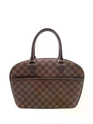 LOUIS VUITTON 2004 Damier Ebene Sarria Horizontal Handbag