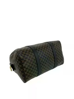 Celine 2000-2015 Macadam Coated Canvas Boston Bag