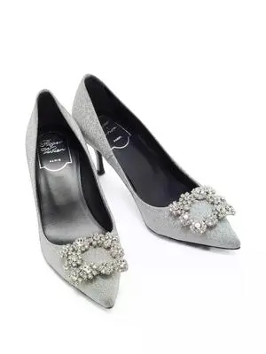 ROGER VIVIER Efflorescence Glitter Pumps