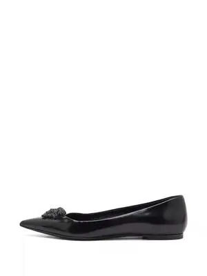 Versace Medusa Pointed Toe Ballet Flats