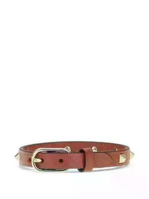 Valentino Garavani Rockstud Spike Leather Bracelet