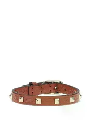 Valentino Garavani Rockstud Spike Leather Bracelet