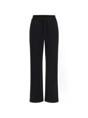 Guess Wide-leg Palazzo Sweatpants - Black